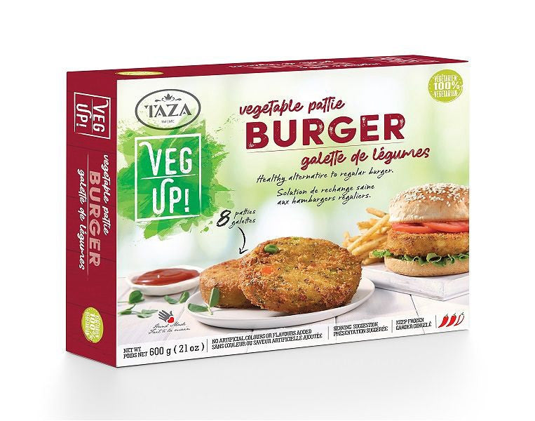 Taza Vegetable Burger 600g – Memon Supermarket