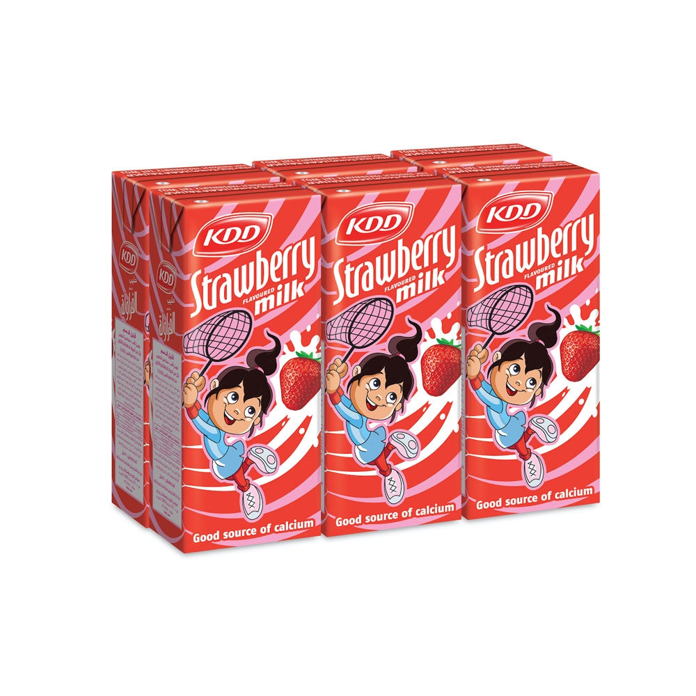 Kdd Milk Strawberry Juice 6x180ml – Memon Supermarket