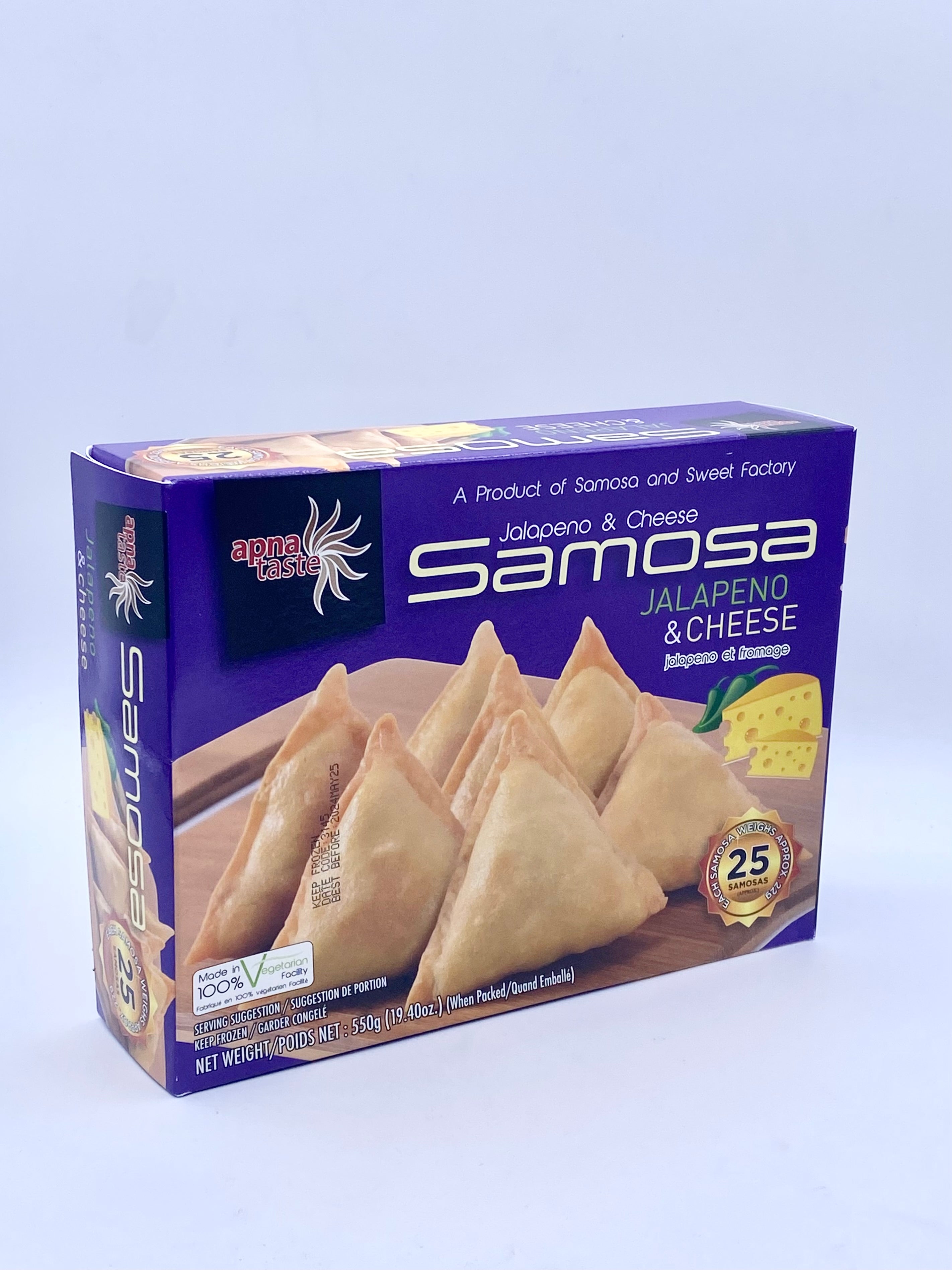 Samosa Sweet Factory Samosa Jalepeno Cheese 550g – Memon Supermarket