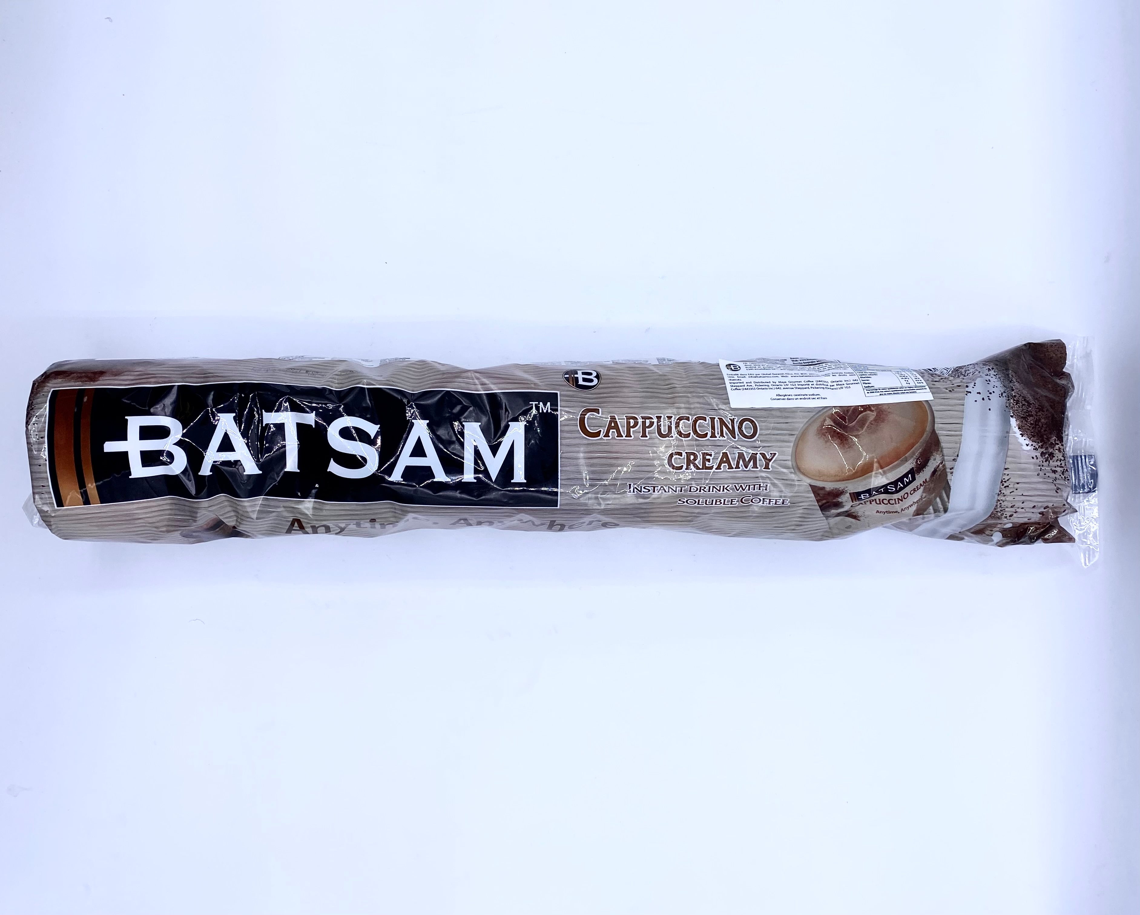 Batsam Cappuccino Creamy Instant Drink With Soluble Coffee 9 Cups ...