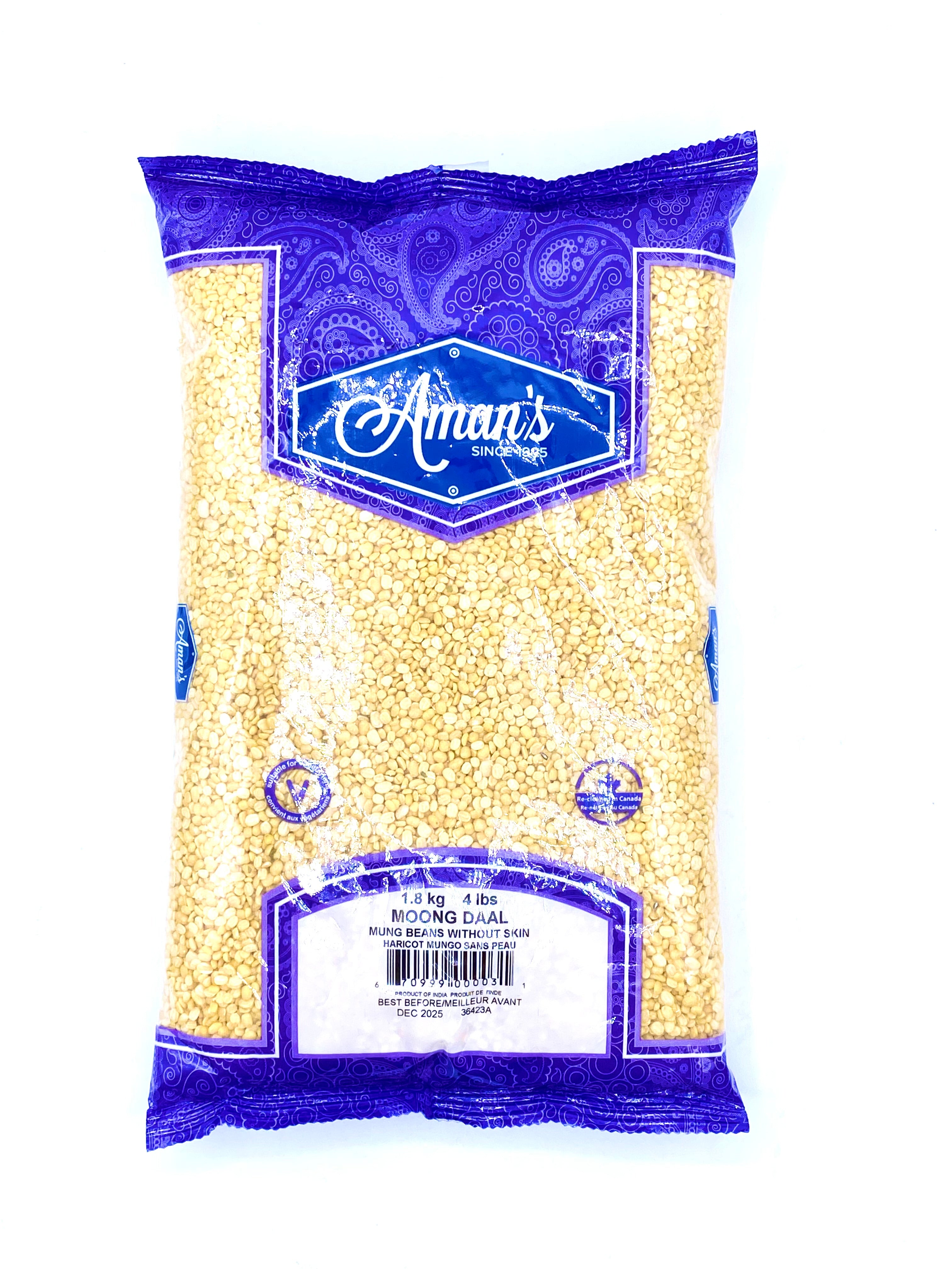 Aman's Dal Moong Wash 4Lb – Memon Supermarket