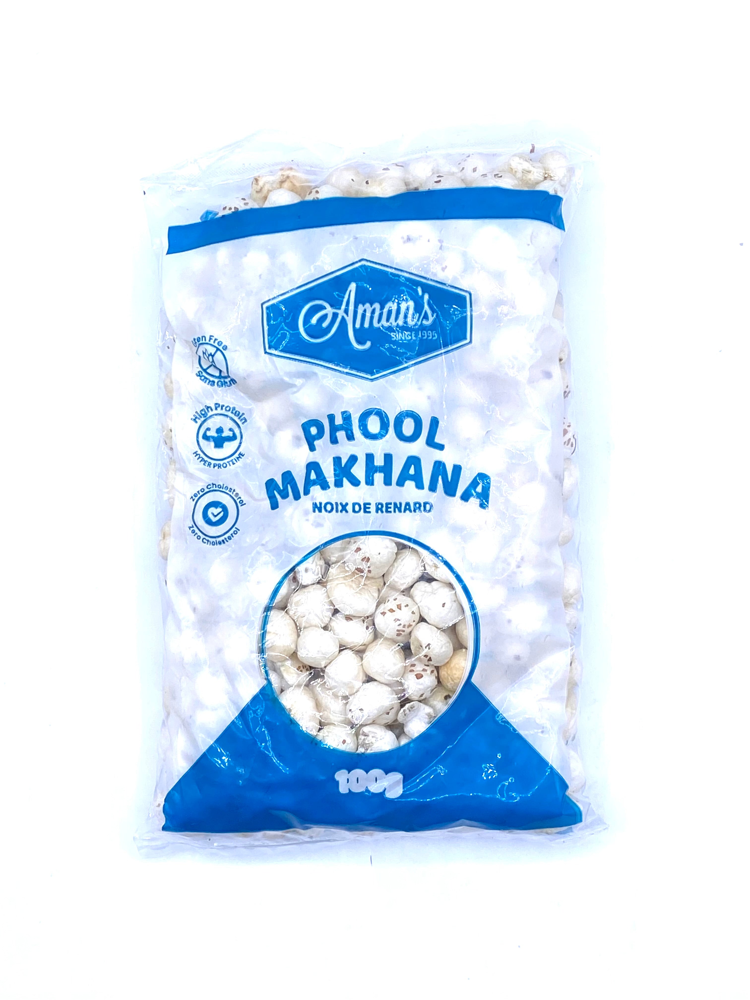 Aman's Phool Makhana 100g – Memon Supermarket
