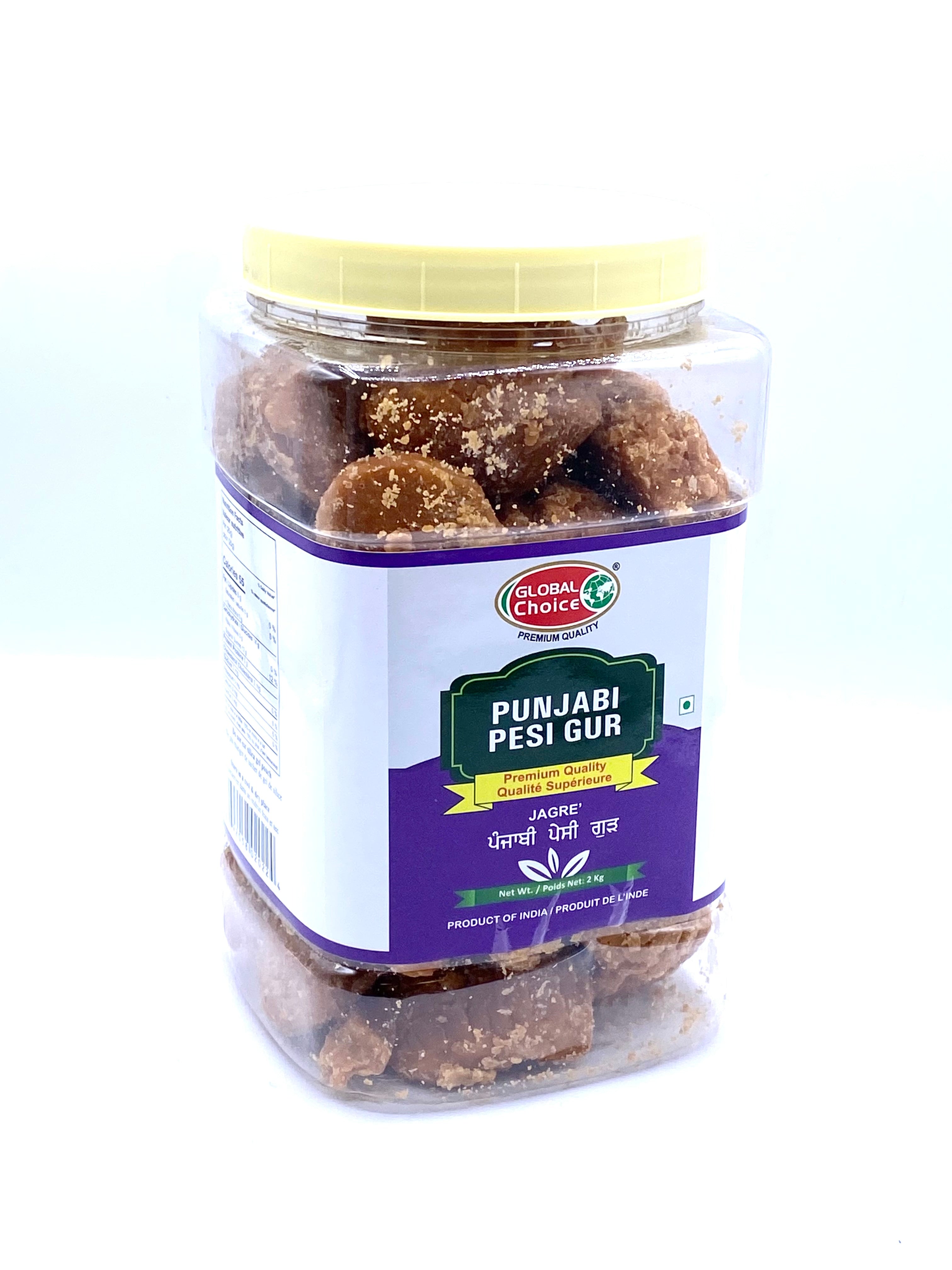 Global Choice Punjabi Pesi Gur 2kg – Memon Supermarket