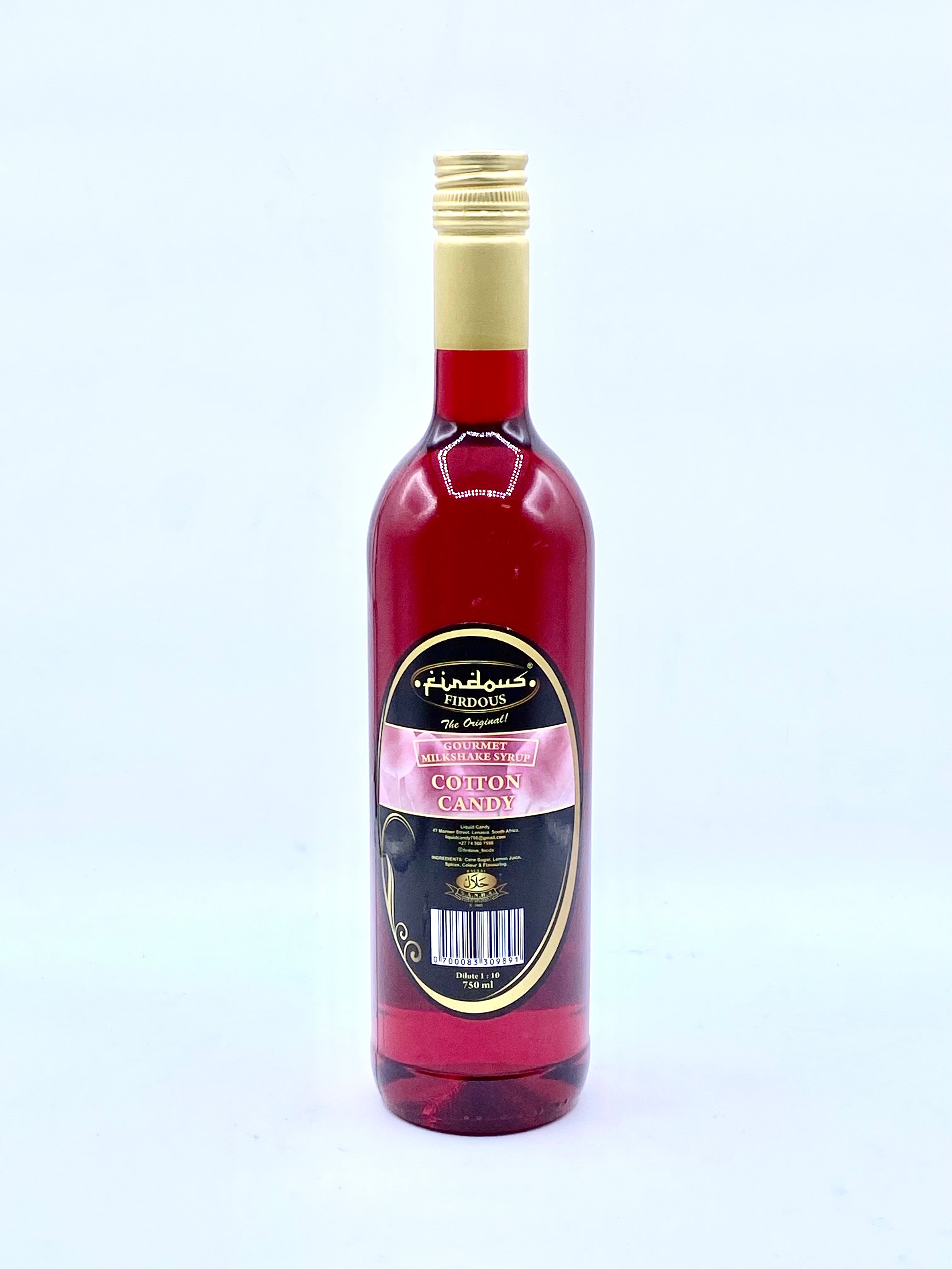 Firdouse Gourmet Milkshake Cotton Candy Syrup 750ml – Memon Supermarket