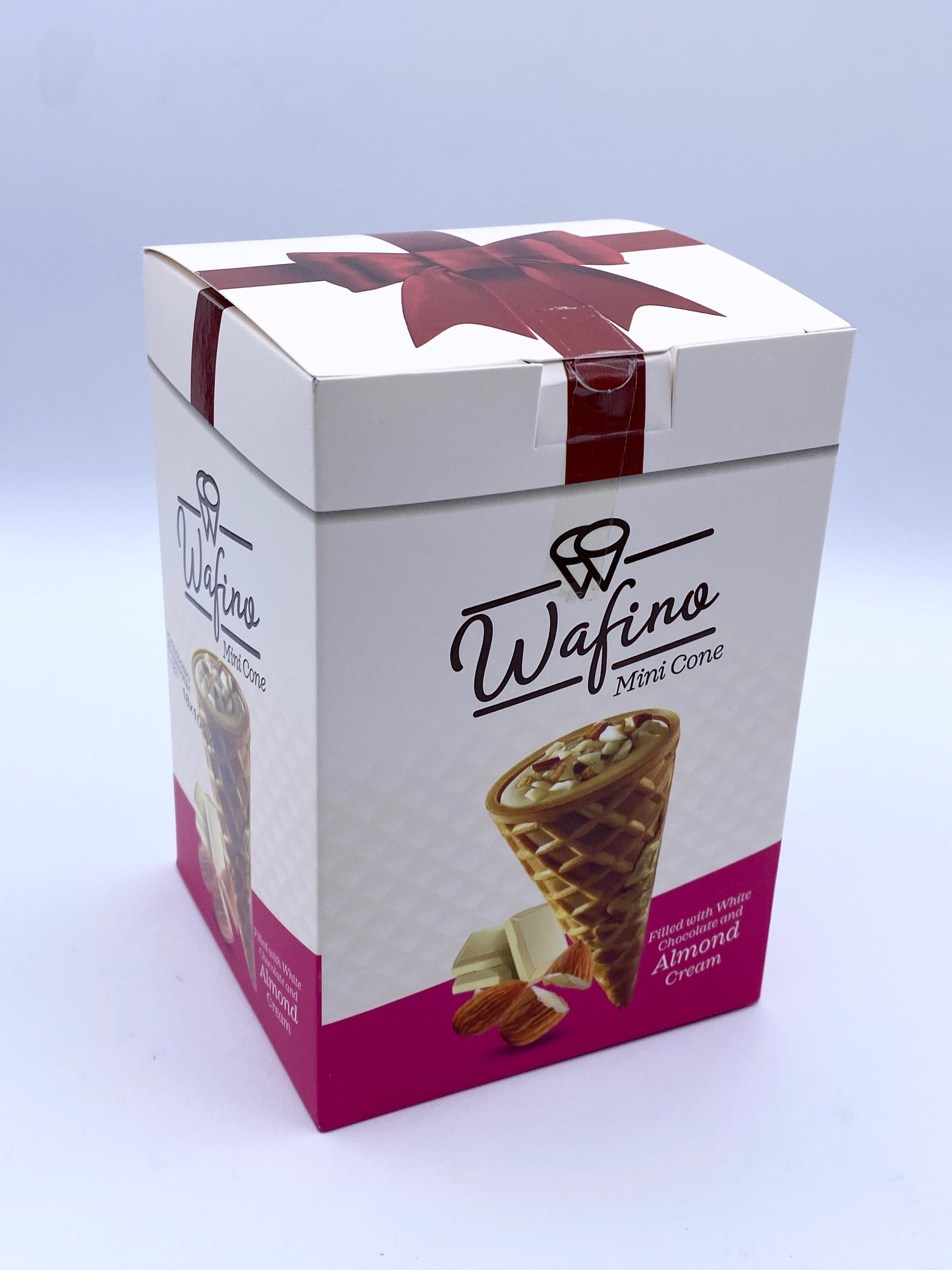 Wafino Mini Cone Filled With Milk Chocolate and Almondt Cream 18 x10g ...