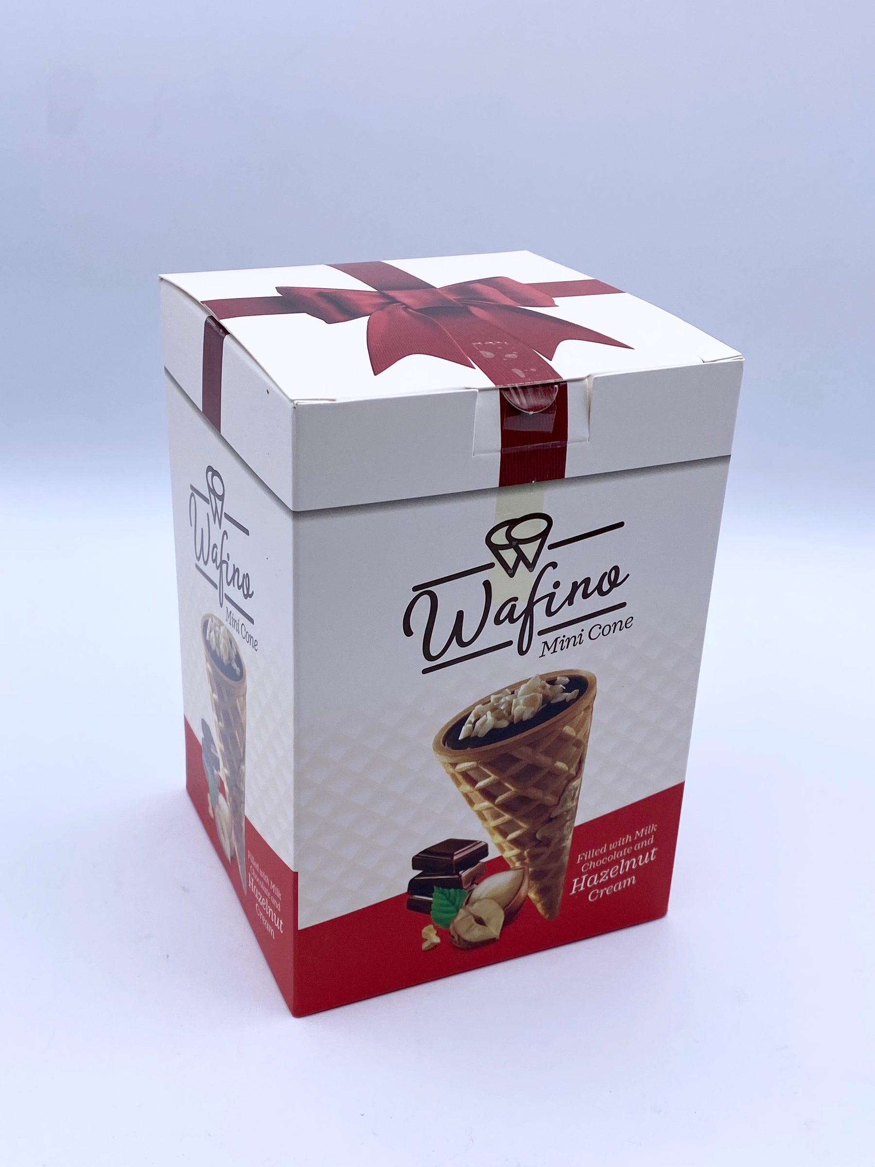 Wafino Mini Cone Filled With Milk Chocolate and Hazelnut Cream 18 x10g ...