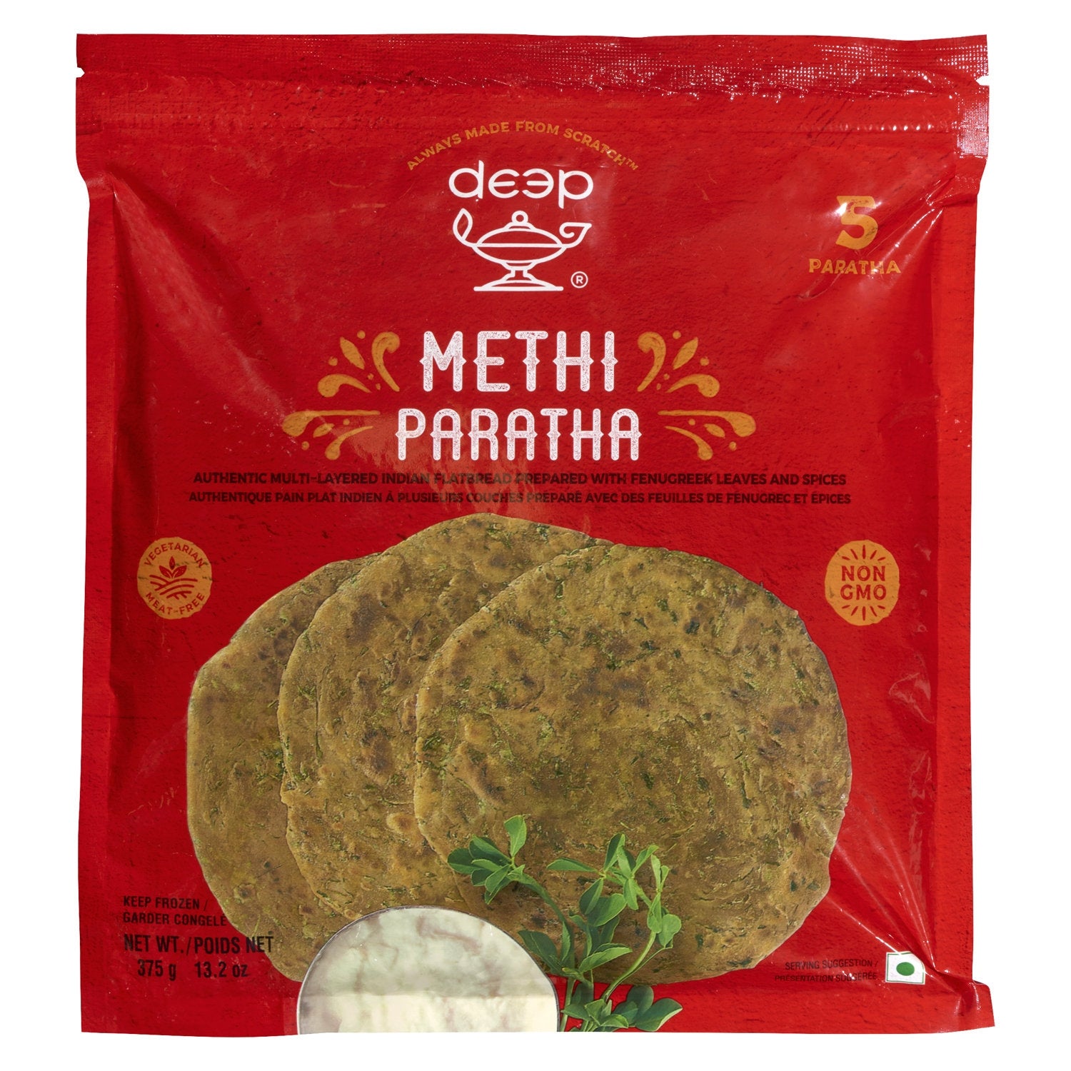 Deep Frozen Paratha Methi 5Pcs – Memon Supermarket