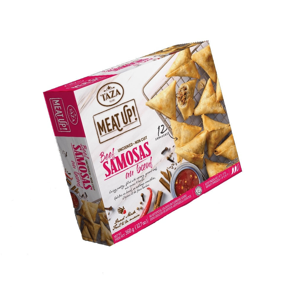 Taza Beef Samosa 25s 1Kg – Memon Supermarket