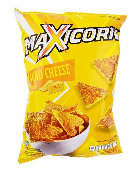 Maxicorn Chips Nacho Cheese 140g – Memon Supermarket