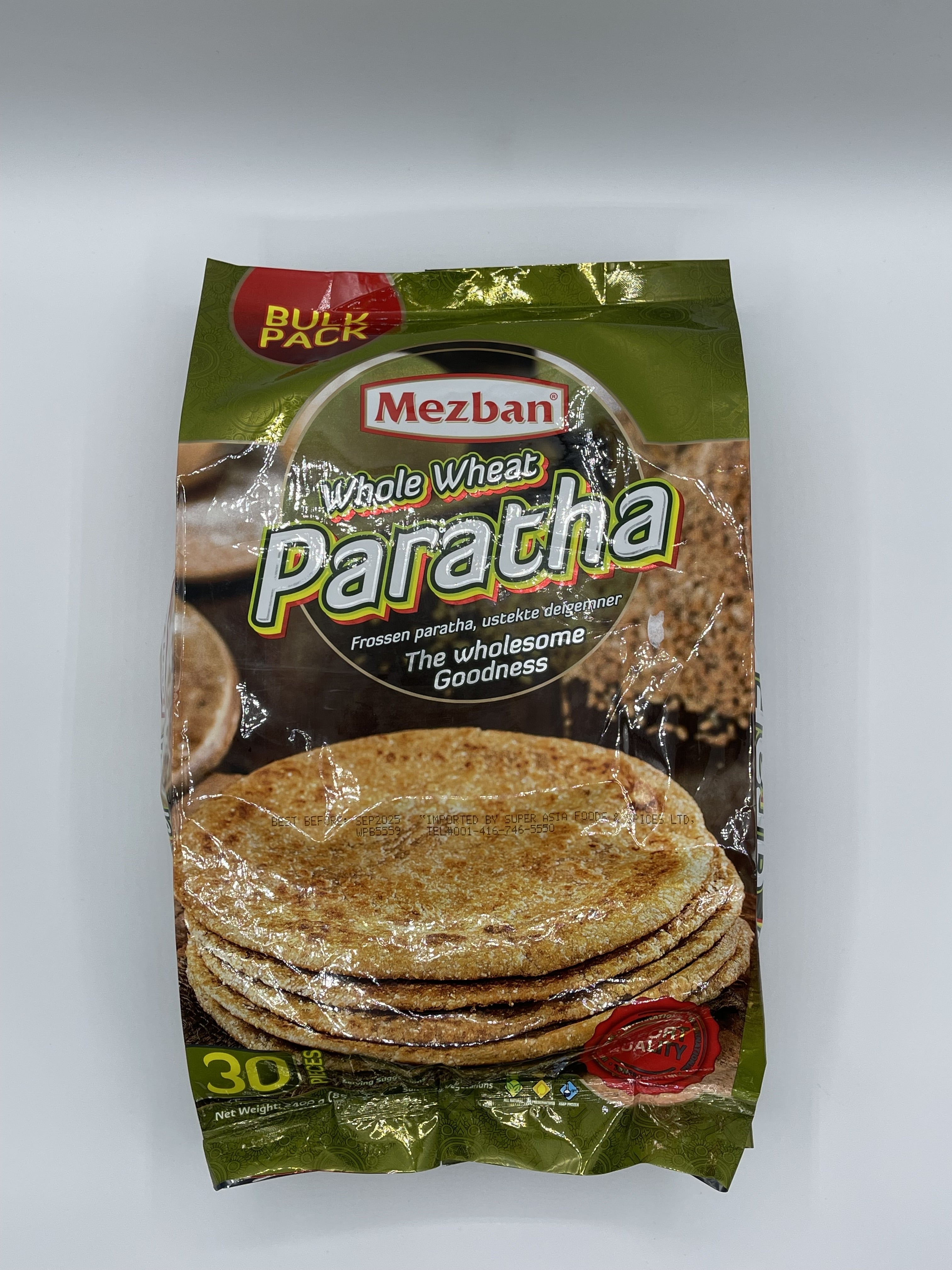 Mezban Paratha Whole Wheat 30's – Memon Supermarket